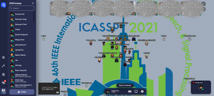 ICASSP2021＠Toronto参加報告 – MSIP Lab, Niigata Univ.